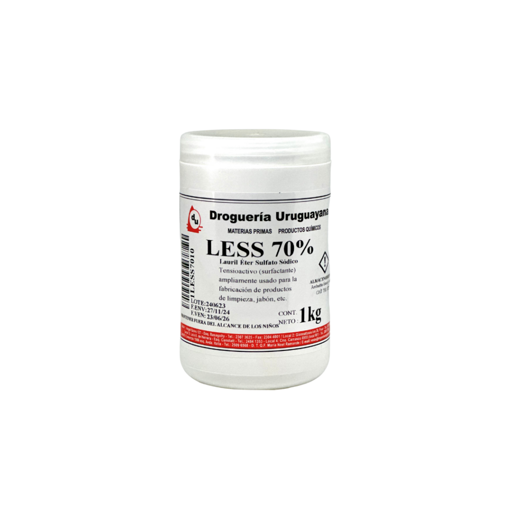 LESS 70% (Lauril eter sulfato de sodio) - Droguería
