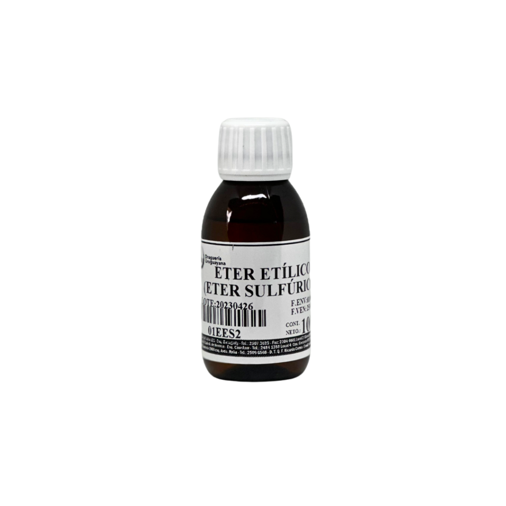 ETER ETÍLICO SULFÚRICO - Droguería