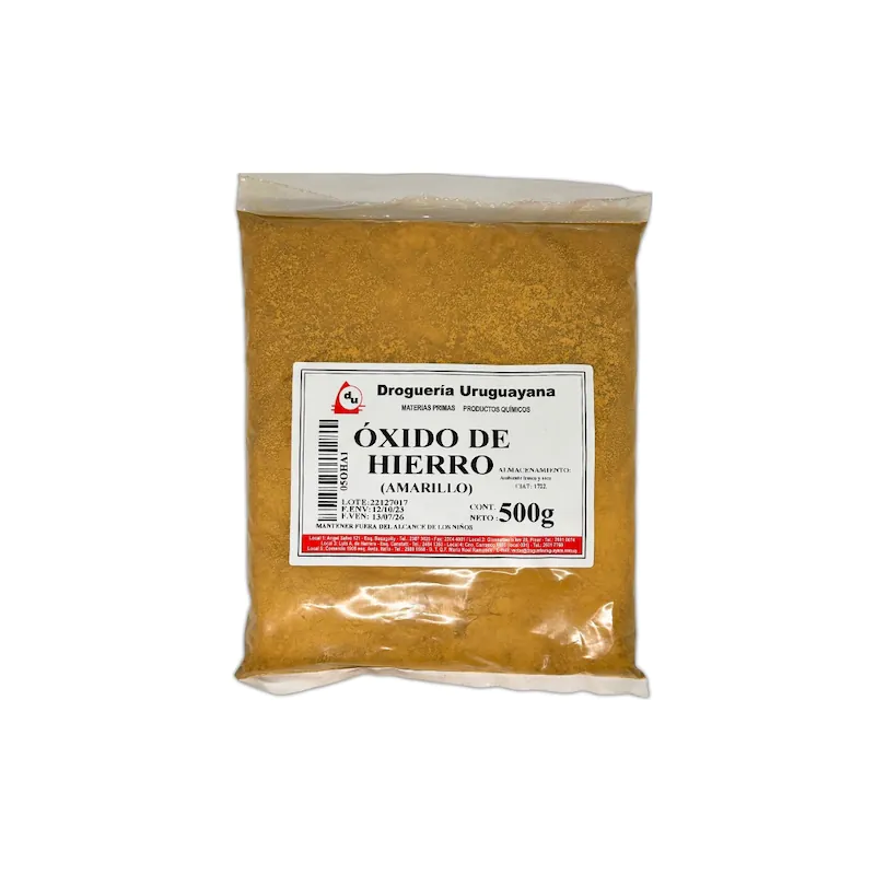 Óxido De Hierro Amarillo Droguería