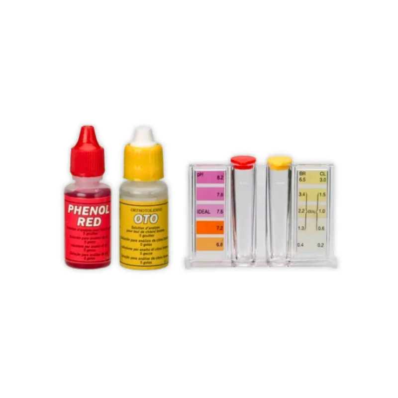 TEST KIT DE PH Y CLORO CON REACTIVOS DE PH Y CLORO - Droguería Uruguayana